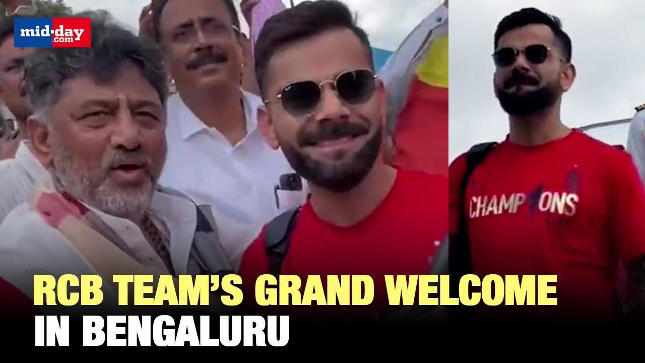 RCB IPL 2025 Win: Virat Kohli & team get heroic welcome in Bengaluru ...