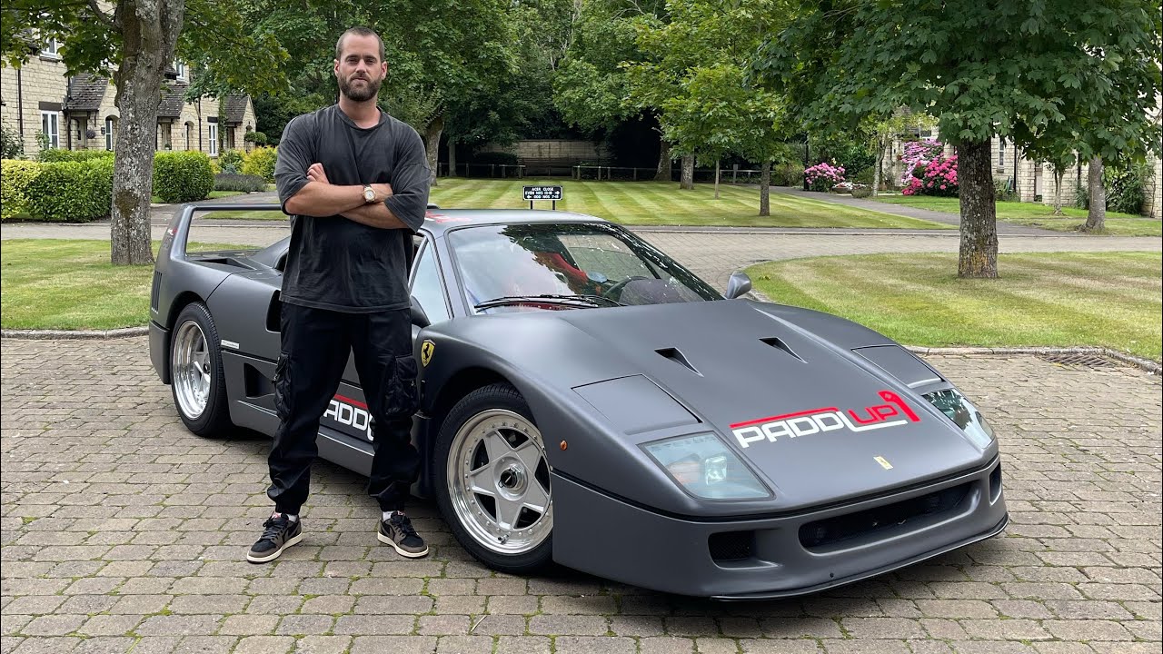 Driving a Ferrari F40 for the first time