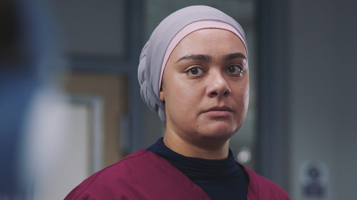 Casualty airs major exit in Rida and Russell story in early iPlayer release