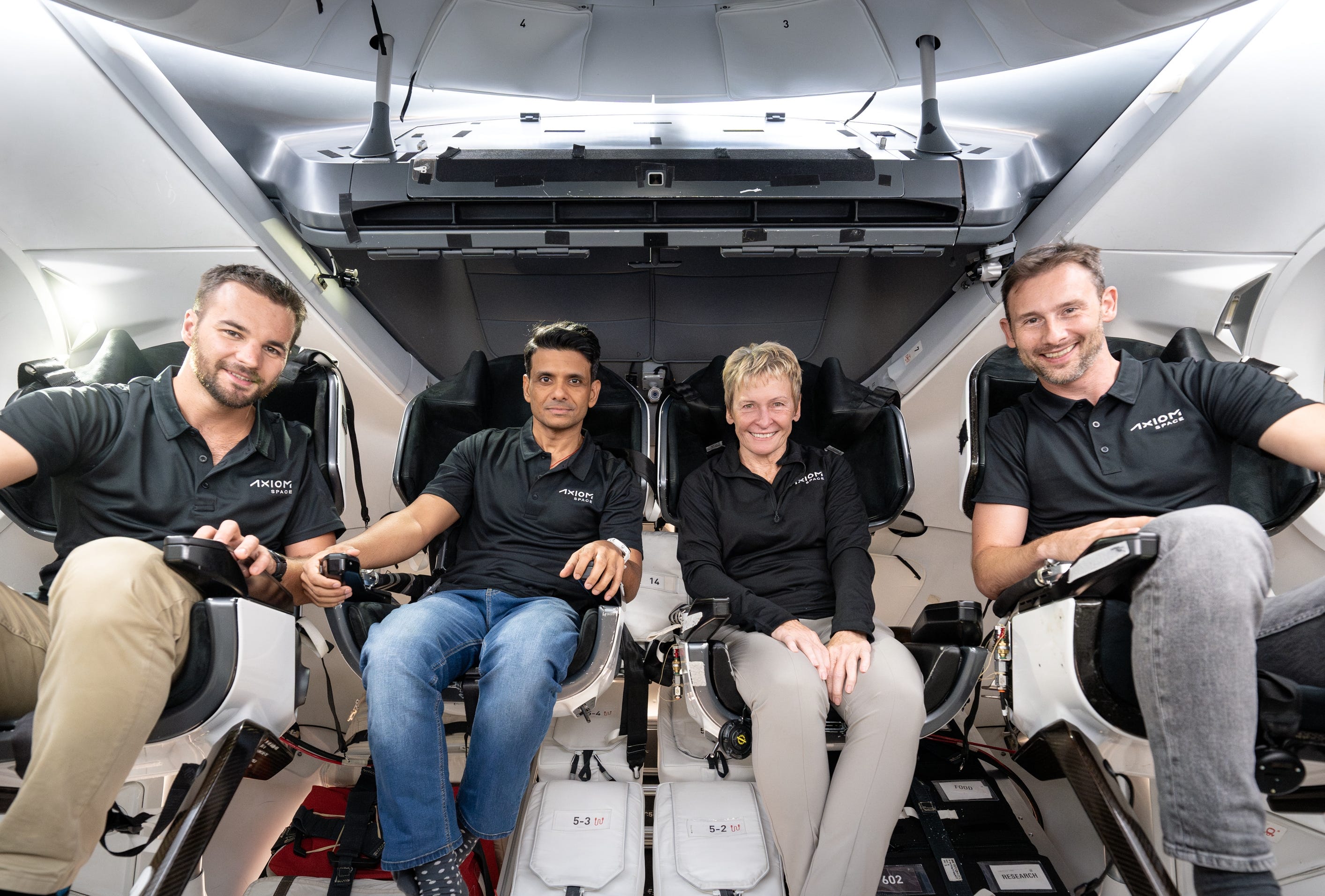 Axiom-4 astronauts prepare to launch for space station on SpaceX Dragon ...