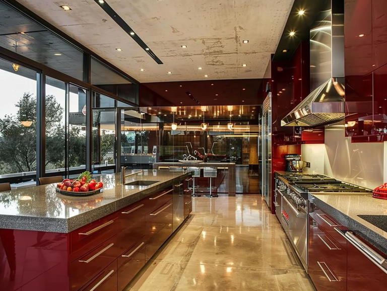 Modern Red Kitchen Cabinets: A Daring Choice for a Stylish Home