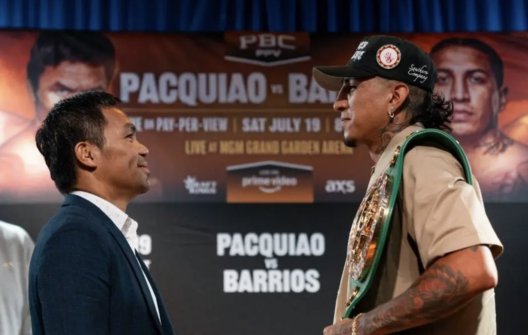 Pacquiao And Barrios Face Off – ‘I'm A Real Warrior'