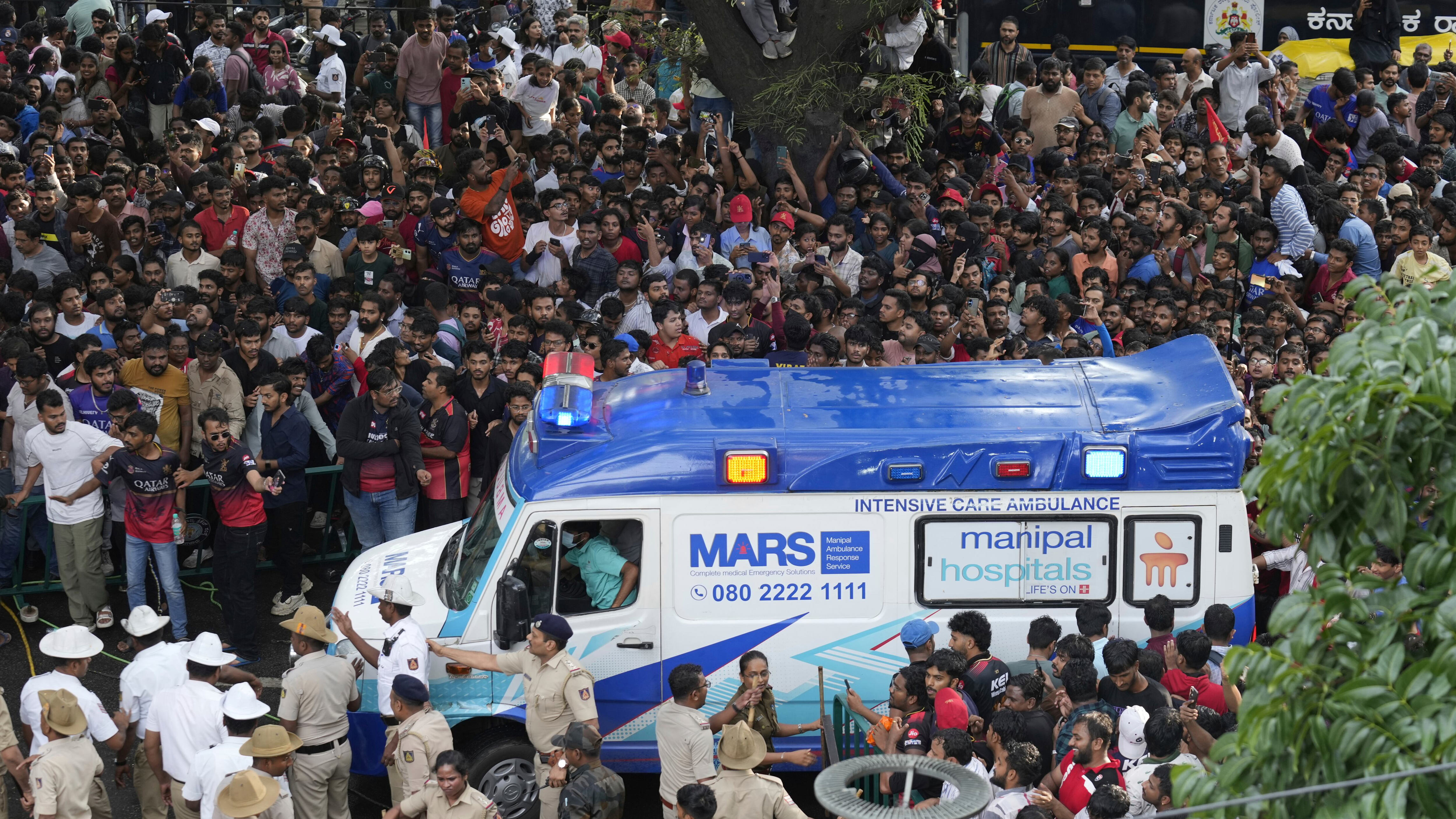 At least 11 dead after crowd crush at RCB's IPL victory parade in Bengaluru