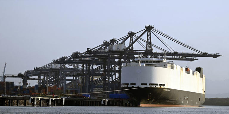 U.S. Coast Guard Rescues 22 from Burning Car Carrier Hauling EVs Across ...