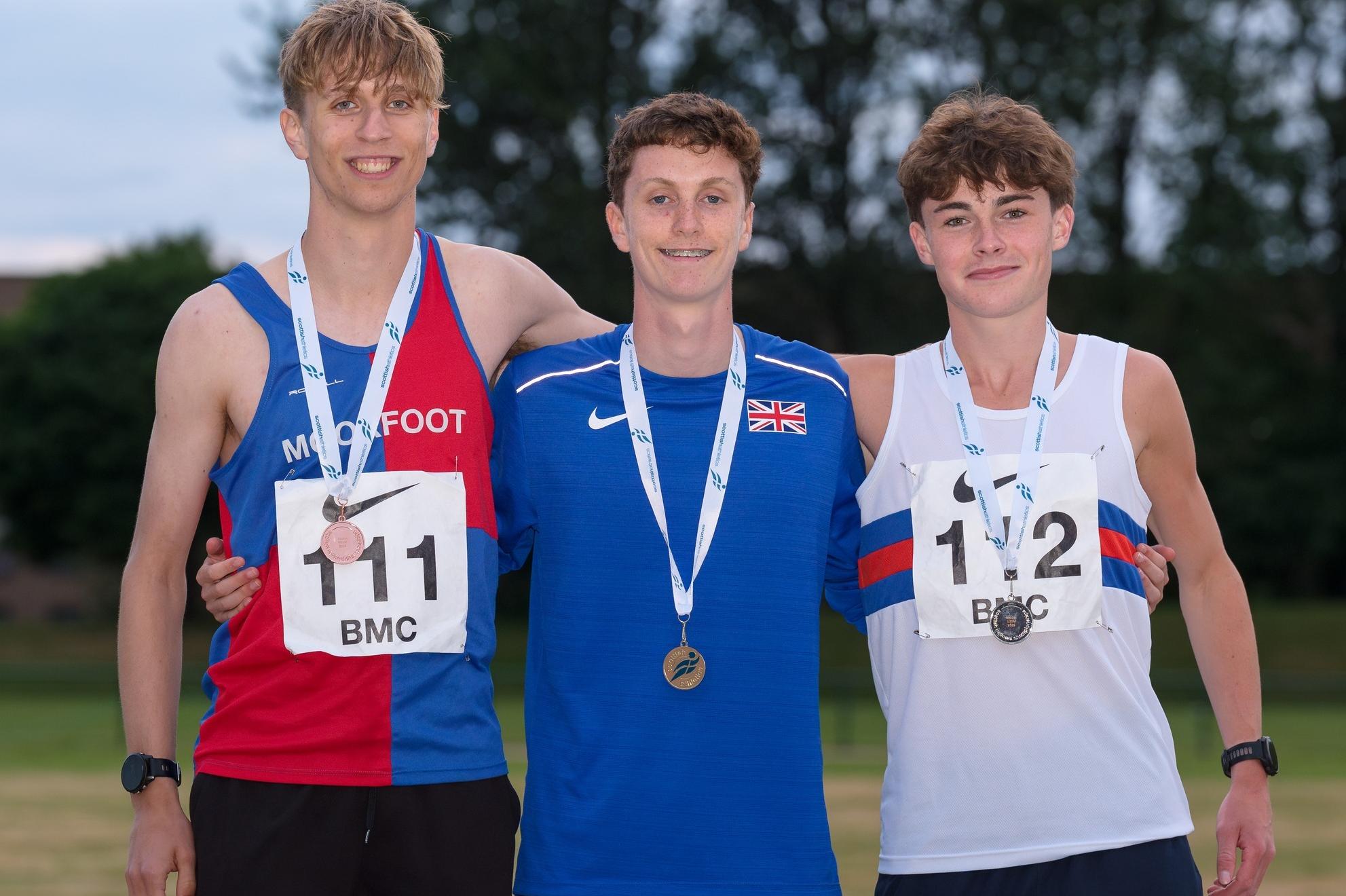 3,000m bronze medal for U20s goes to Peebles teenager Kieran Fulton