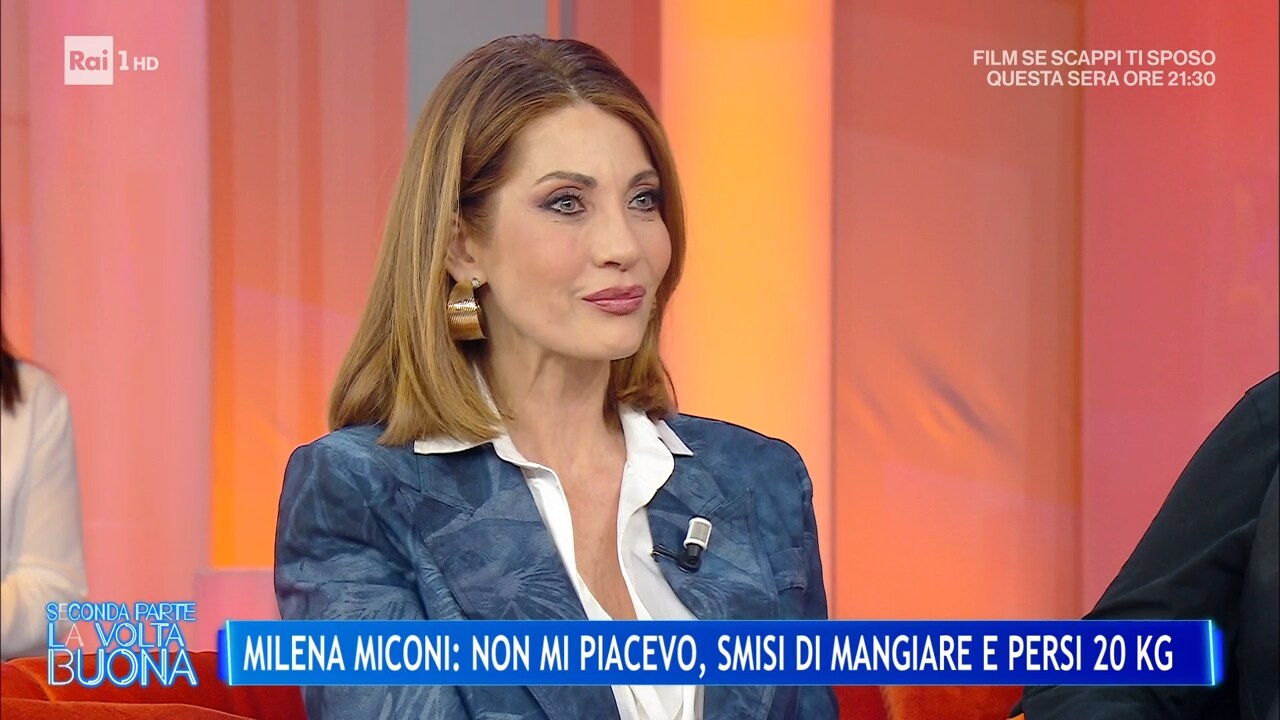 Milena Miconi: "A 18 anni ho smesso di mangiare" - La volta buona - 04 ...
