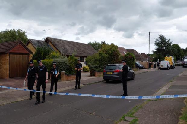 'Dead dog's leg' found by neighbour as police cordon off home where 37 ...