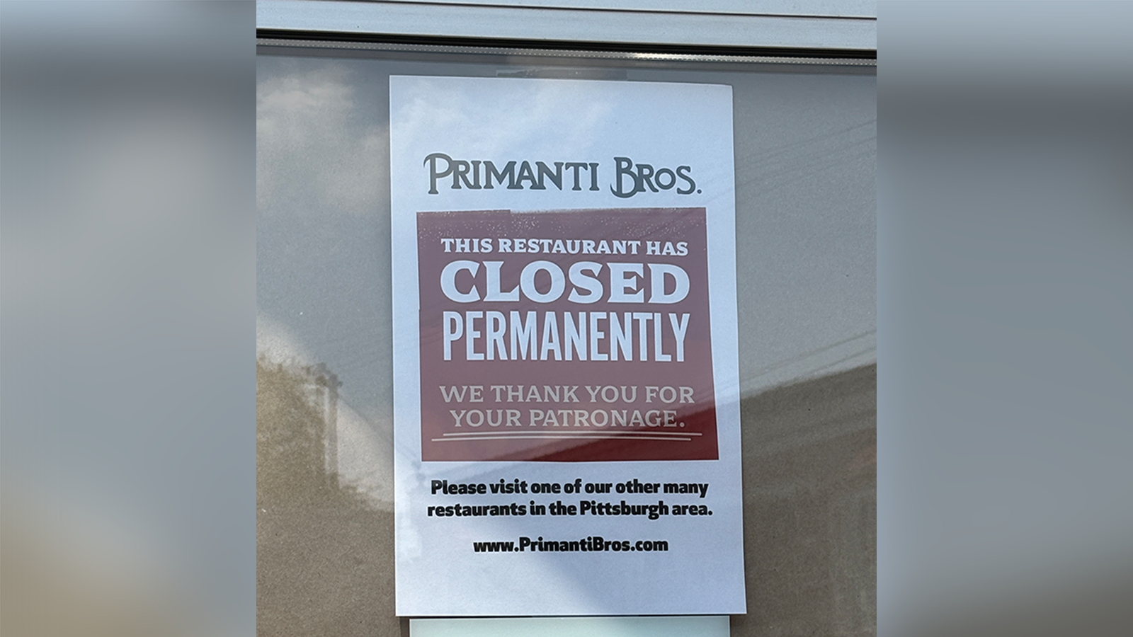 Primanti Bros. closes one of its Pittsburgh restaurant locations