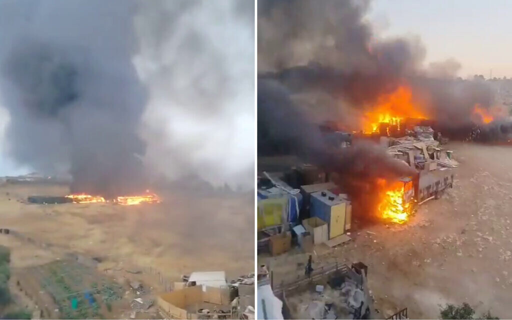 Palestinians report 7 injured, buildings set on fire in settler attack ...