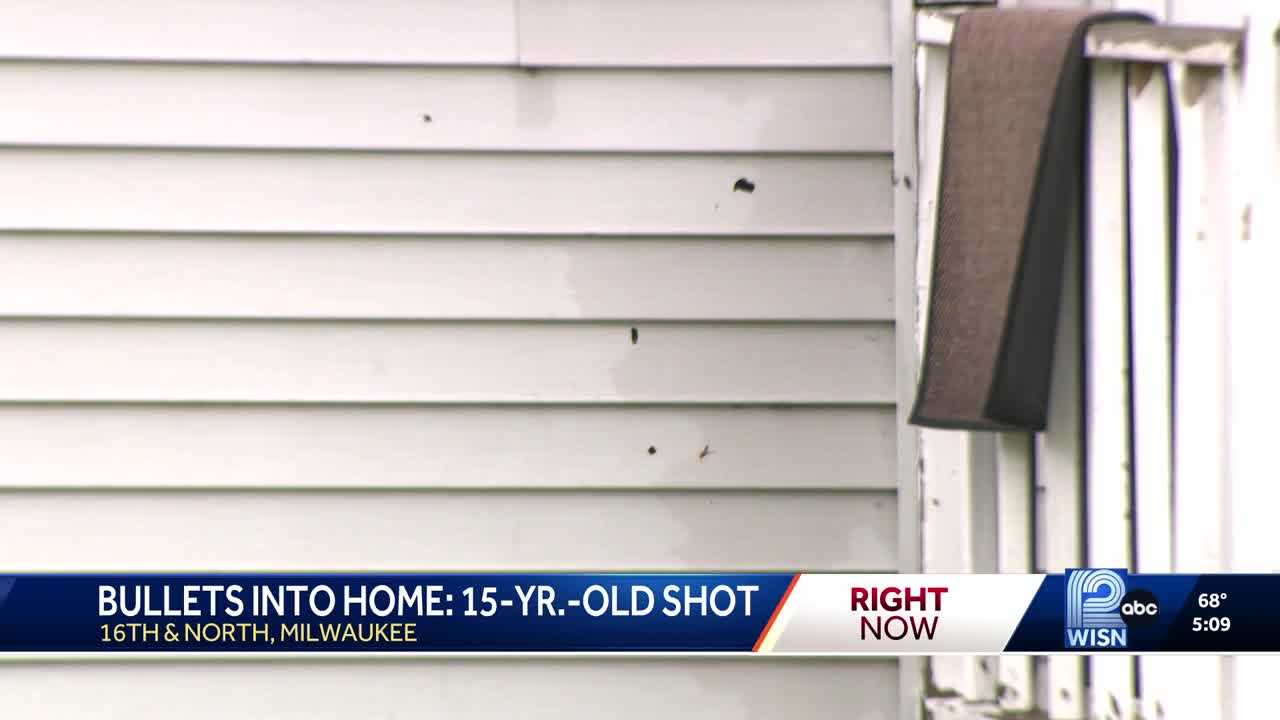 Shots fired into Milwaukee home critically injure 15-year-old