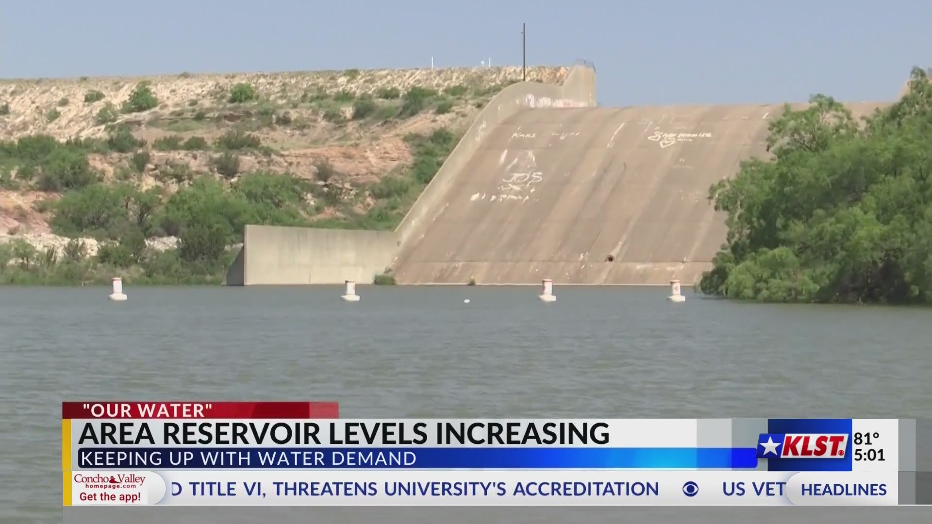 San Angelo water supply increases 2000 acre-feet