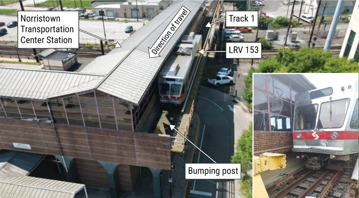 NTSB releases preliminary report on SEPTA light rail accident that ...
