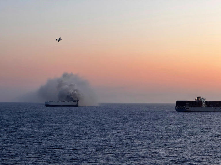 22 crew members rescued from lifeboat in North Pacific after ship ...