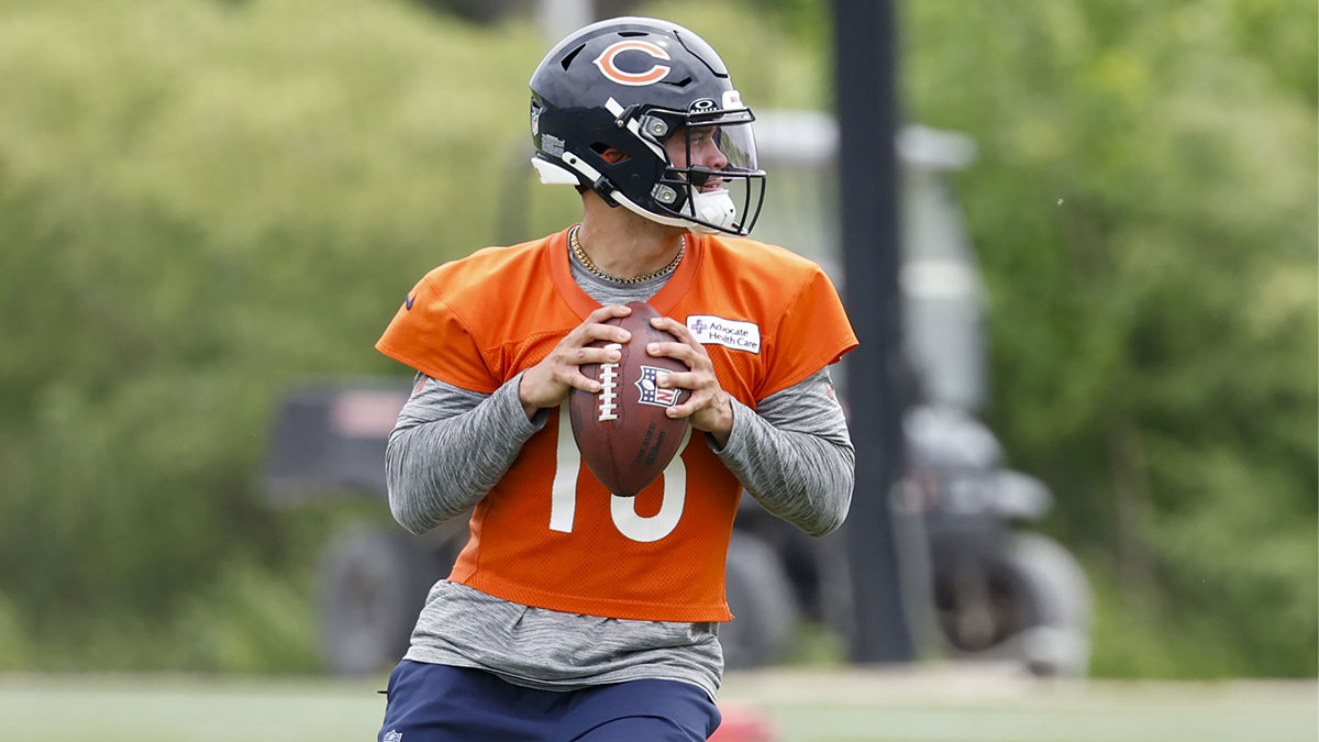 Bears’ Caleb Williams claims ‘fake anger’ in viral fail video