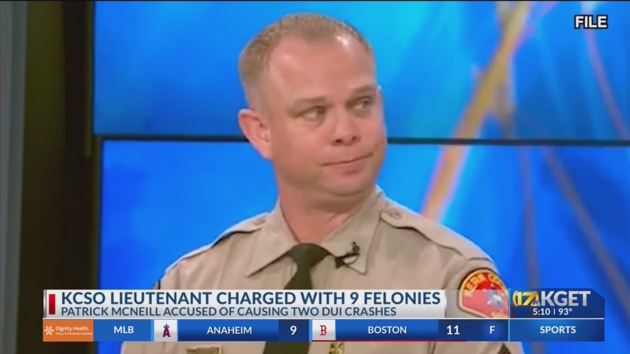 KCSO Lieutenant charged with 9 felonies