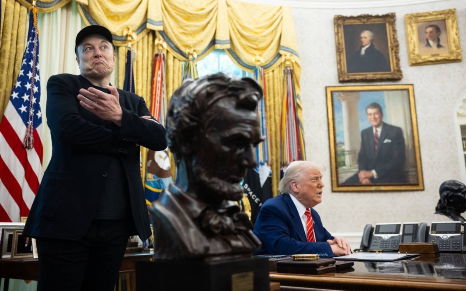 White House defends Trump mega-bill after new Musk attack