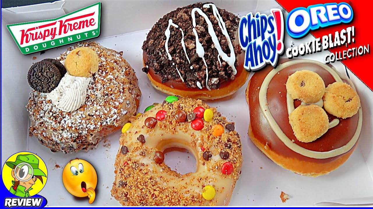 Krispy Kreme® Chips Ahoy!® Oreo® Cookie Blast Doughnuts Review