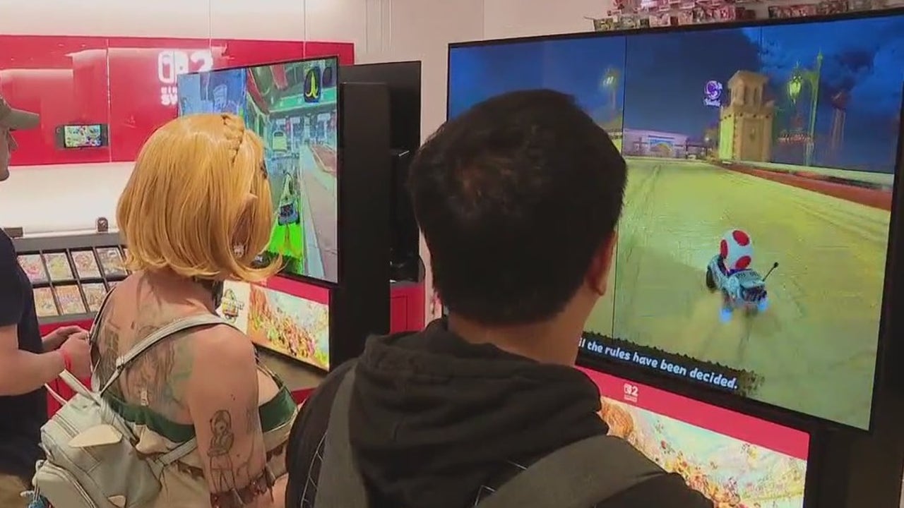 Nintendo Switch 2 launch draws massive line to Union Square