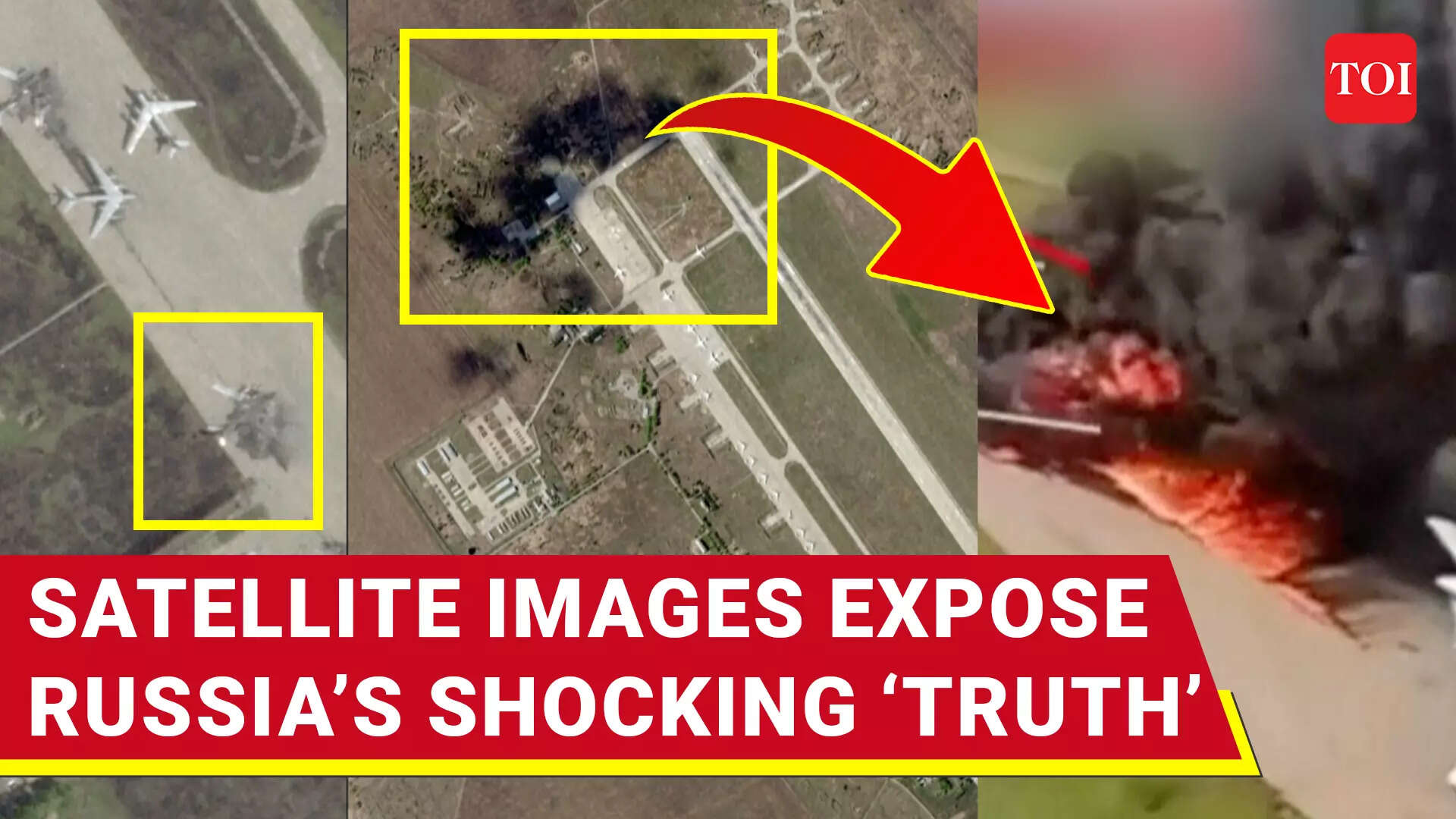 Satellite Images Show Ukraine Destroyed Seven Russian Bombers In ...