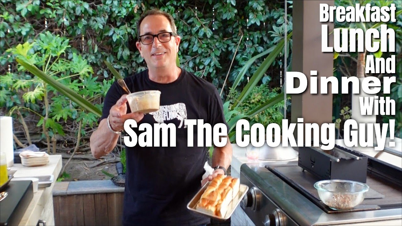 Sam The Cooking Guy Made Me Breakfast, Lunch, and Dinner! Ballistic BBQ