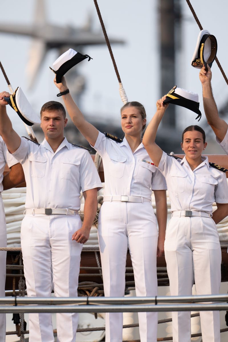 Queen Letizia's daughter Princess Leonor arrives in New York