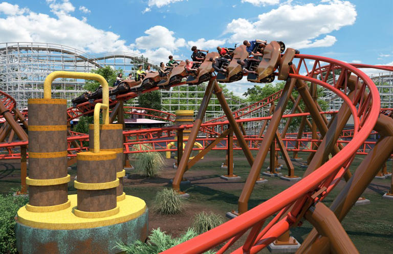 New England’s first dual-launch straddle coaster to open at Six Flags ...
