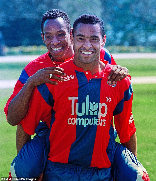 Former Crystal Palace star Mark Bright marries Ian Wright's estranged ...