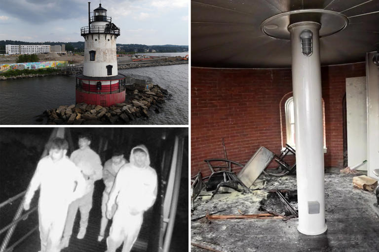 Historic Sleepy Hollow lighthouse gutted by baby-faced arsonists one ...