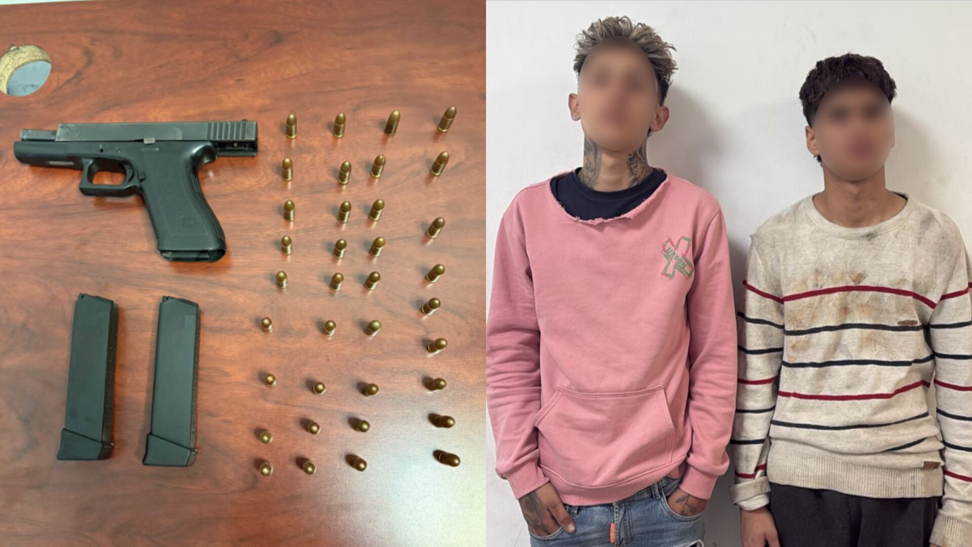 Intentaron huir en moto, cayeron durante la fuga y apuntaron con un ...