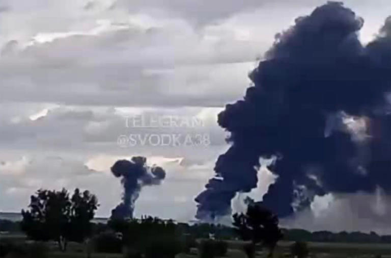 New footage gives kamikaze drone pilot's view of attack on Russian airbases