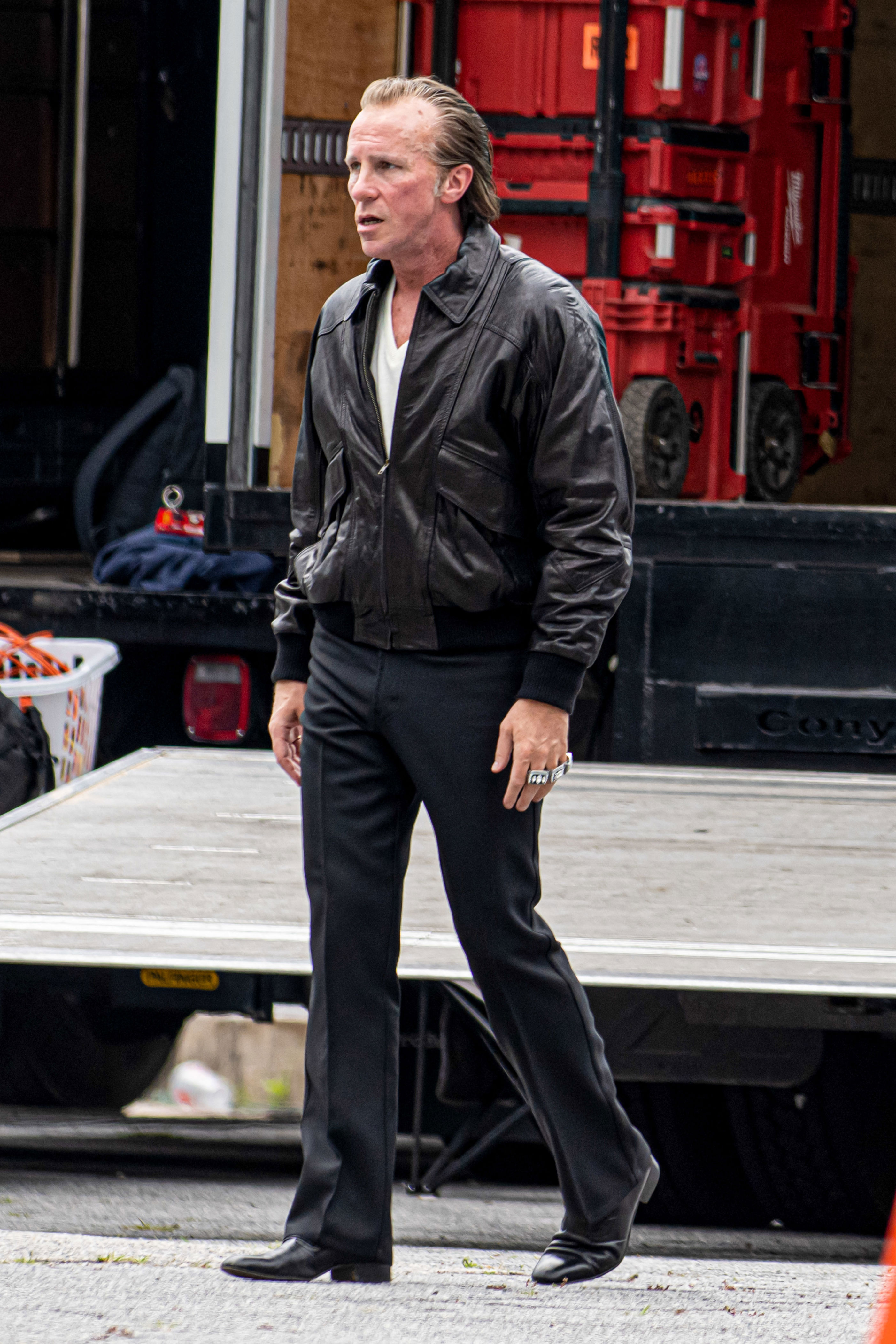 Christian Bale looks unrecognizable on set of new movie ‘Madden’