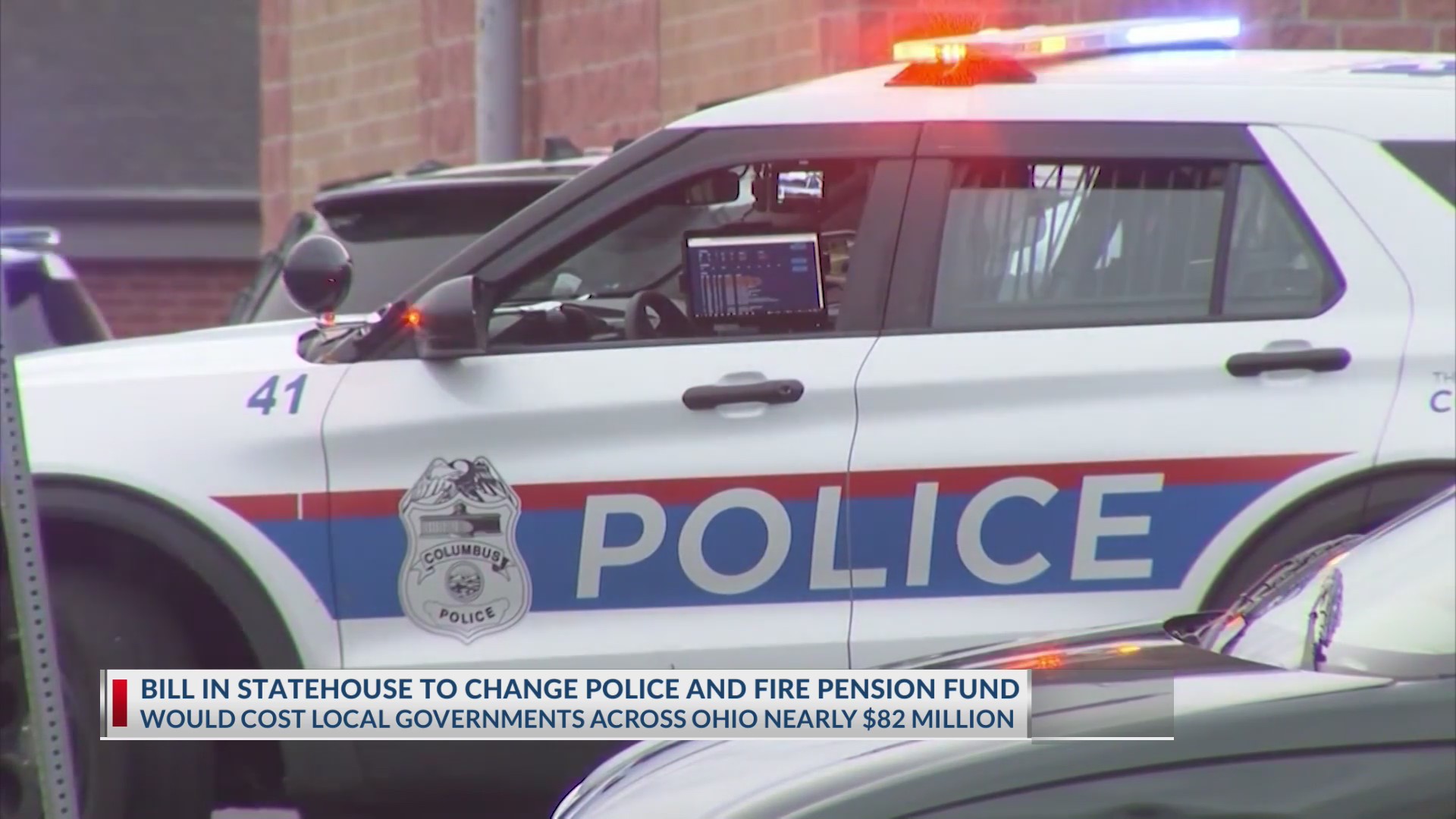 Statehouse bill could change police and fire pension fund