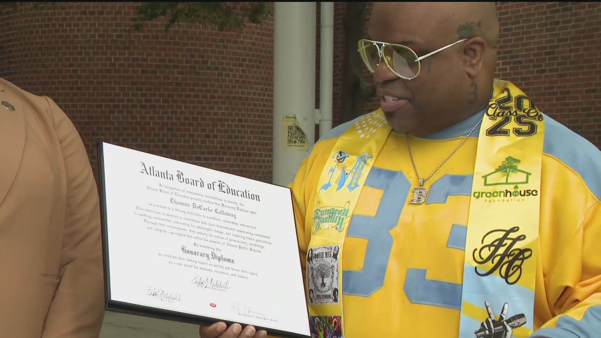 APS honors Ceelo Green with honorary diploma