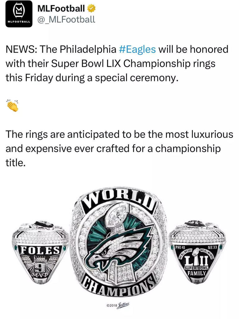 Jalen Hurts leads Eagles into historic ring ceremony after Super Bowl ...