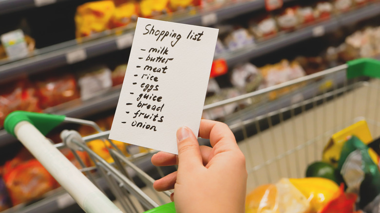 Create Your Grocery List Based On This One Aspect Of The Supermarket