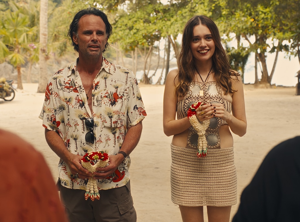 White Lotus’ Walton Goggins Clarifies SNL, Aimee Lou Wood Controversy
