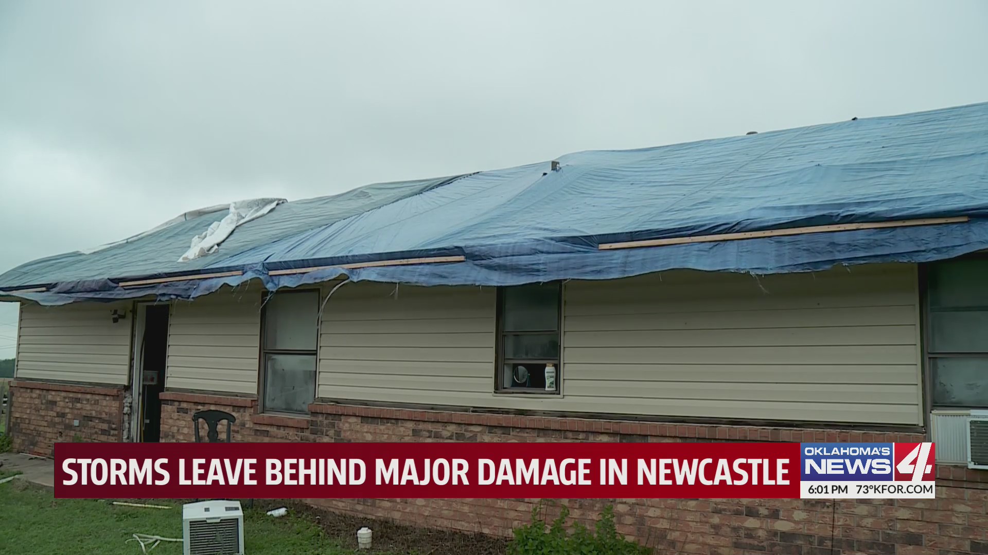 Storms leave behind major damage in Newcastle