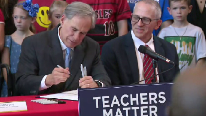 Gov. Greg Abbott signs historic public school funding bill, including ...