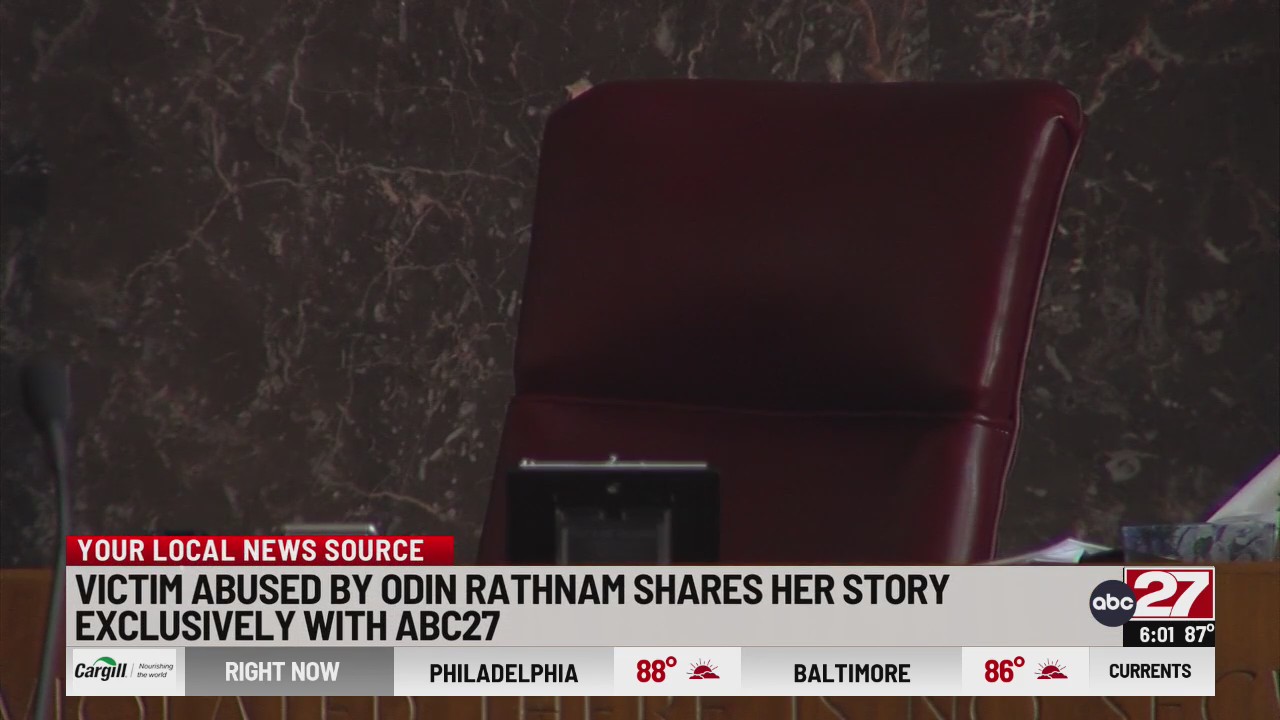 Victim abused by Odin Rathnam shares story exclusively with abc27 News