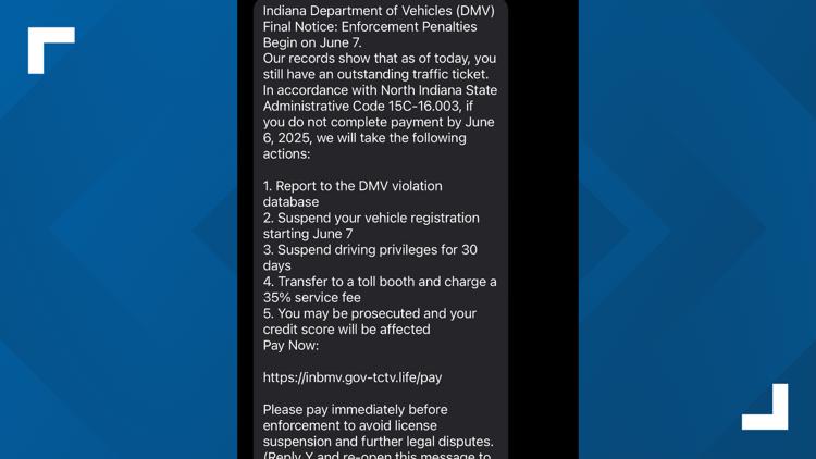 Indiana State Police warning of new texting scam