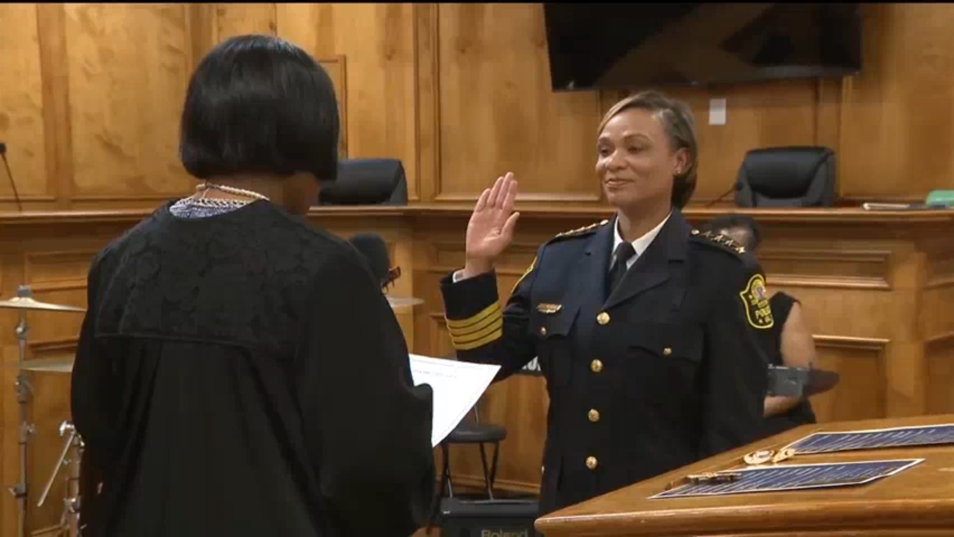 Shameta Jones-Harrell oath of office