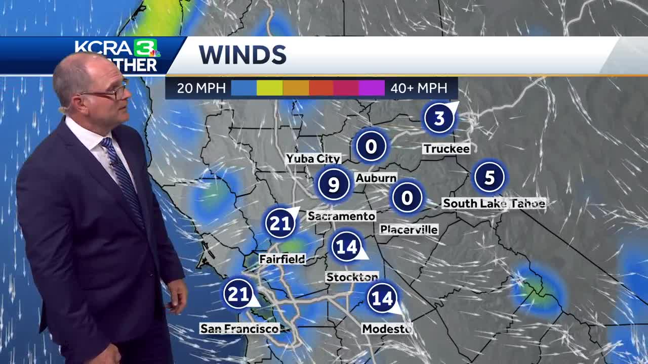 NorCal forecast: Delta breeze lowers Valley temperatures Thursday