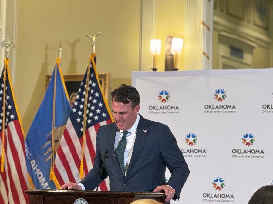 Gov. Stitt regrets calling out Senator’s wife before Friesen firing