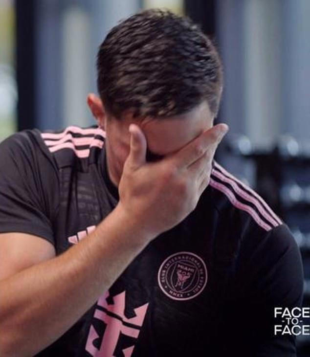 Famously tough footy star Joe Tapine breaks down in tears as he recalls ...