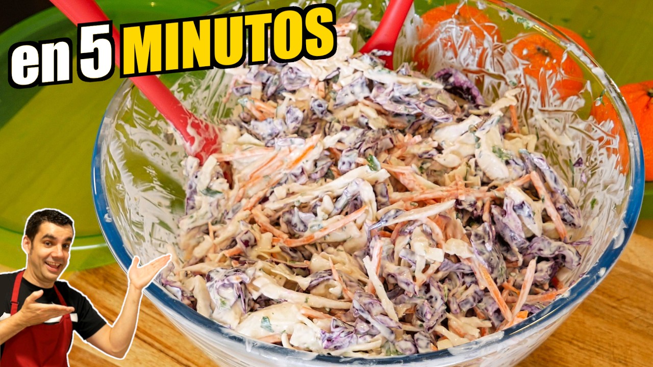 Explosión de Sabor, la Mejor Ensalada de Repollo, Fácil y Saludable