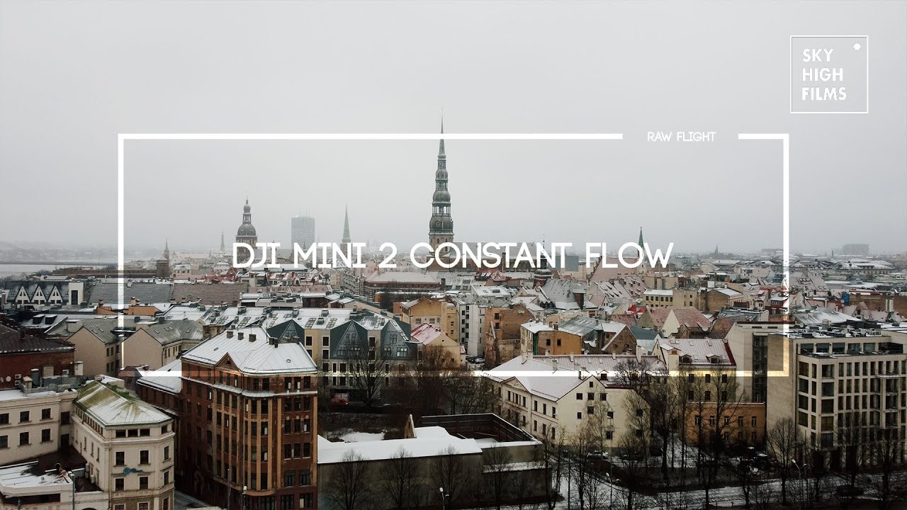 DJI Mini 2 Constant Flow Flight 5 – Old Town Riga