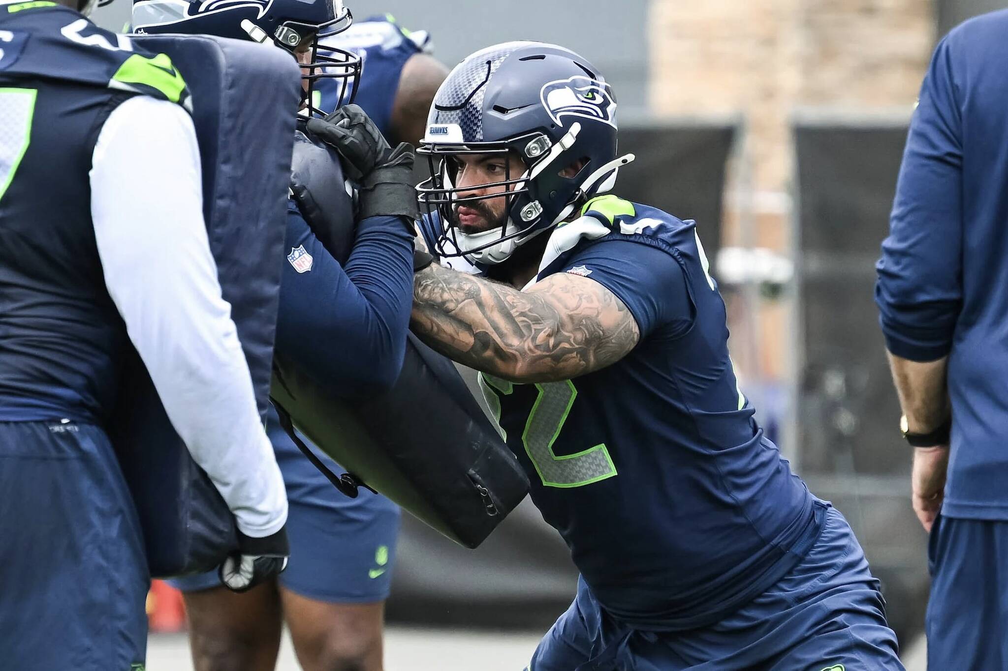 Seahawks offensive tackle Abraham Lucas talks about new season