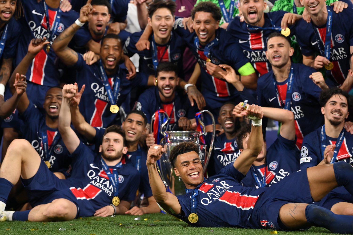 Doué recounts the excitement of the Champions League final