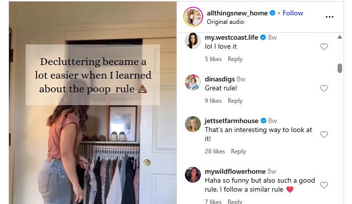 The 'Poop Rule' is Internet's latest decluttering hack, but does it ...