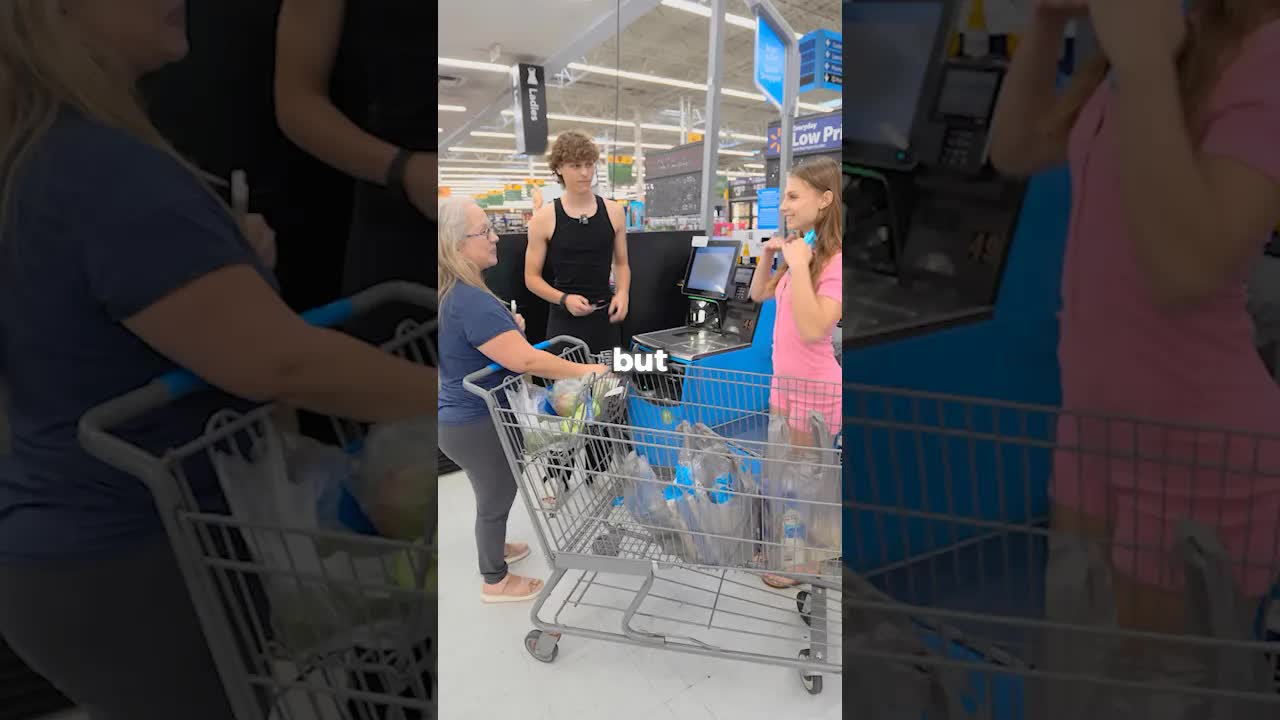 logan micke: grocery prank turns into kind gesture